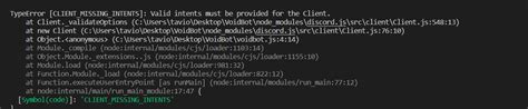 client missing intents javascript the freecodecamp forum
