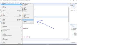 adding calculator test methods in eclipse