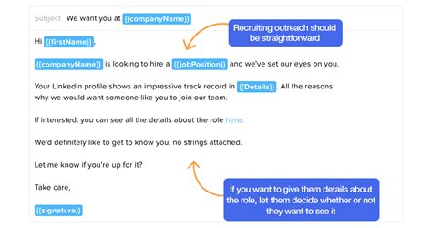 Linkedin Message To Recruiter Template