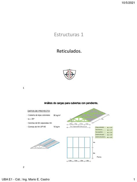 Uba E1 06 Reticulados 2020 Pdf