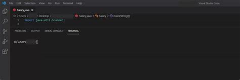 java vscode no output after running stack overflow