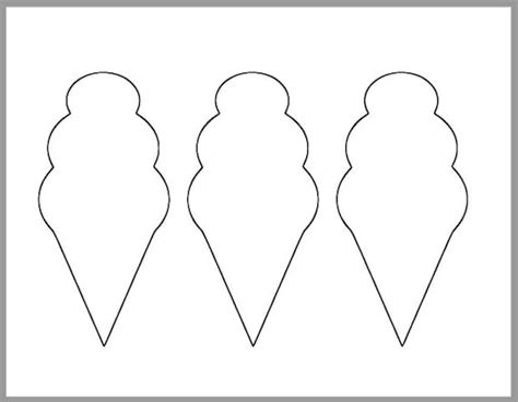 Free Printable Ice Cream Cone Shapes Ice Cream Cone My Xxx Hot Girl