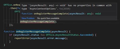 typescript type definitions for office ui addhandlerasync method