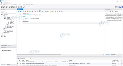 comments and stored procedure in sql syntax and example dataflair