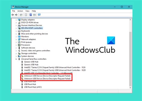 fix unknown usb device descriptor request failed error on windows