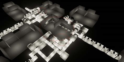 light bleeding a little through wall and affecting shadow 13 by
