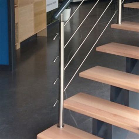 Escalier 1 4 Tournant En Bois Et Inox Sur Mesure à Installer Soi Même