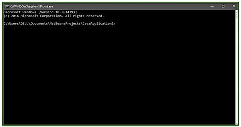 java program to open the command prompt and insert
