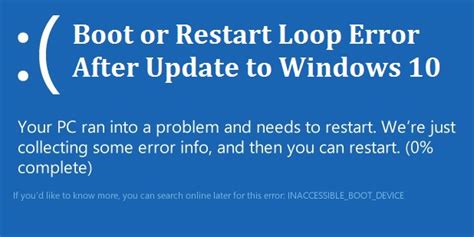 [solved] Windows 11 10 Boot Restart Loop Error After Update