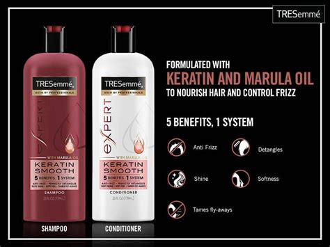 Tresemme Expert Selection Shampoo Keratin Smooth 25 Oz