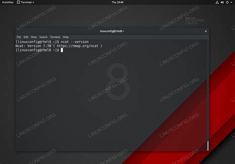 how to install netcat on rhel 8 centos 8 linux
