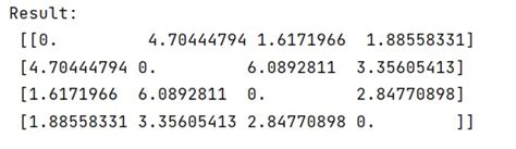 Python How Does Condensed Distance Matrix Cdist Work