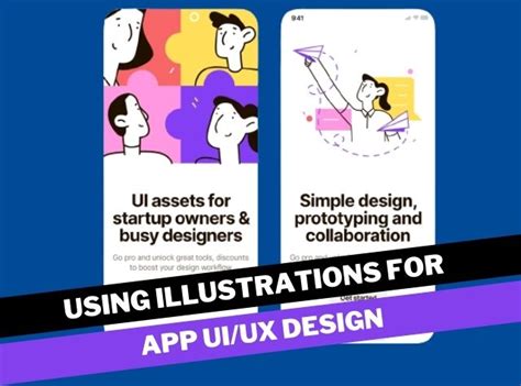 how to use illustrations to improve mobile app ui ux design