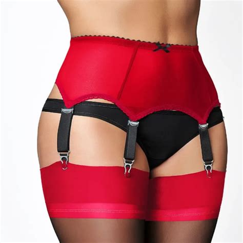Buy Six Strap Shaper Garter Belt Mesh Garter Belt