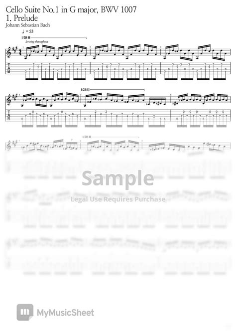 Johann Sebastian Bach Cello Suite No 1 In G Major Bwv 1007 1