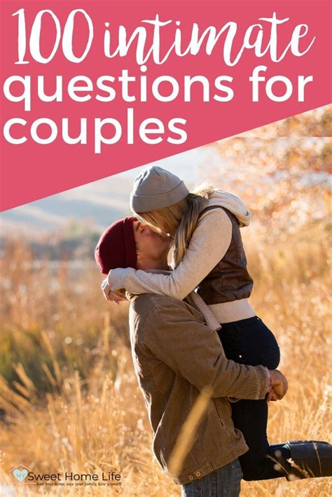 Intimate Questions To Ask Your Partner Intimate Questions Intimate
