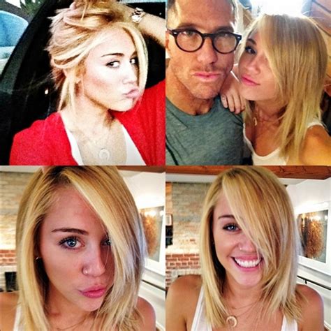 Miley Cyrus Blonde Highlights