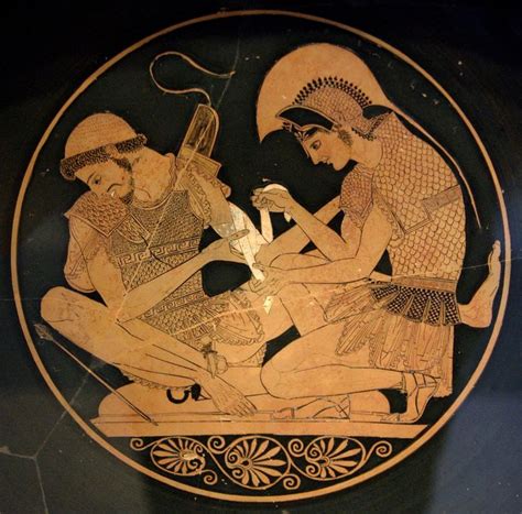 Akhilleus Patroklos Antikensammlung Berlin F2278 Homosexuality In