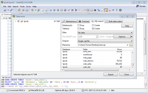 exporting mysql postgresql and sql server schema structure 2022