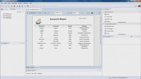 06 Javafx Crud With Jasperreport Create Jasper Report Using The Data