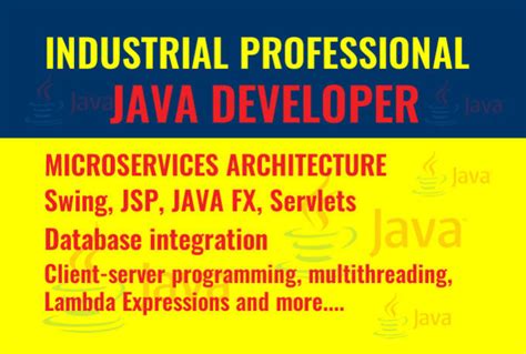 do java application software or any program professionally by matt