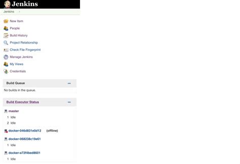 setup jenkins master and build slaves as docker container