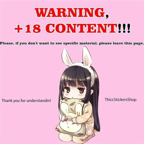 Hentai Stickers Sheet 10 Hot Stickers Waifus Etsy