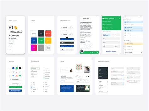 material design ui kit figma components and app templates free by
