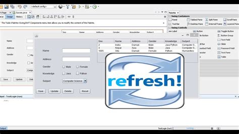refresh jtable after inserting data in sql server in java