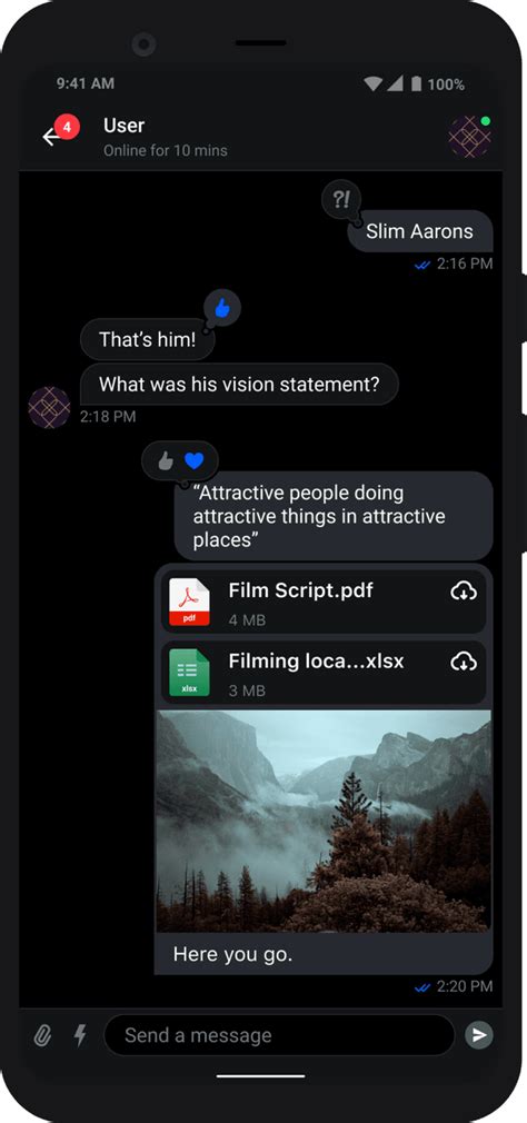 react native sdk for chat messaging