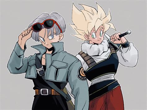 Son Goku Trunks And Trunks Dragon Ball And 1 More Drawn By Kz Dbz