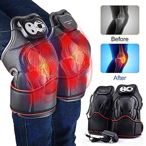 Hailicare Heated Knee Massager Electric Knee Wrap Brace With Heat