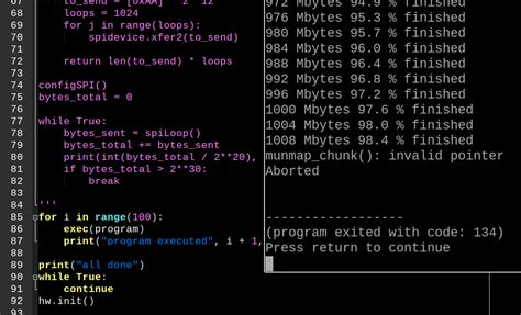 why does my long running python script crash with invalid pointer