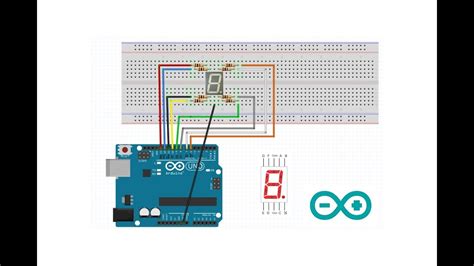6 arduino fonksiyonlar ve 7 segment display uygulaması