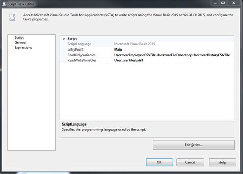 ssis package running via sql server agent unable to modify