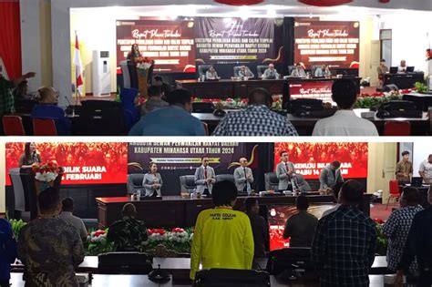 Kpu Minut Sukses Gelar Pleno Penetapan Perolehan Kursi Dan Calon