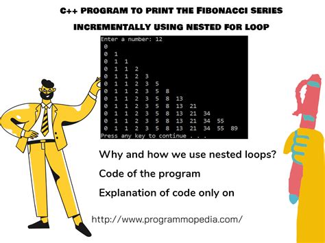 c program to print the fibonacci series incrementally