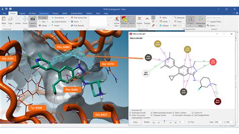 2d Molecular Structure Maps Flare 2d Interaction Maps