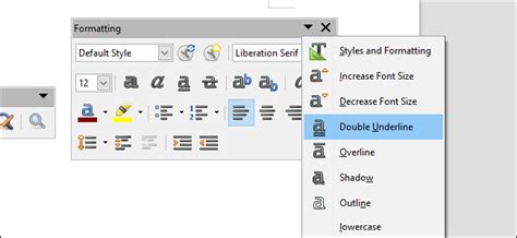 how to dock and undock toolbars in libreoffice