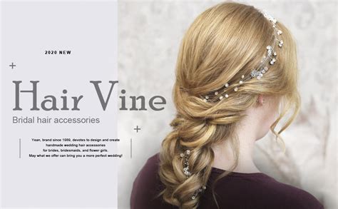 Yean Bride Wedding Headband Decorative Bridal Hair Vine Accessories