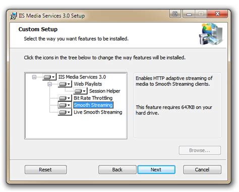 installing and setting up and encoding for iis 7 smooth