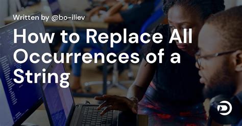 How To Replace All Occurrences Of A String With Javascript