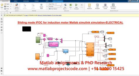Sliding Mode Ifoc For Induction Motor Matlab Simulink Simulation Electrical