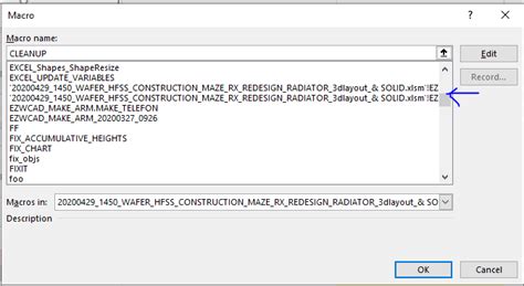 excel how to see the macros i assign stack overflow