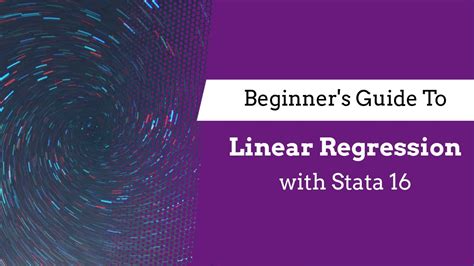 linear regression with stata 16 [beginner tutorial] youtube