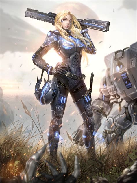 Sniper Female Sf Exhibited In Nexon Developer Conference Published