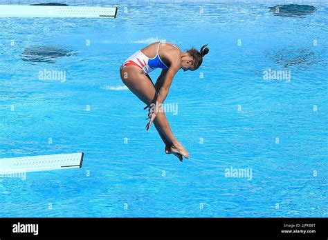 Gillet Nais Fra Dive Women 1m Springboard Final During European