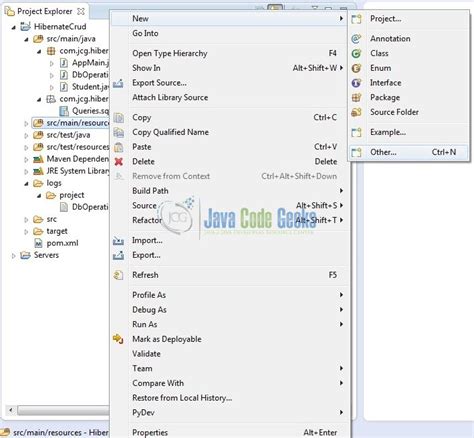 hibernate crud operations tutorial examples java code