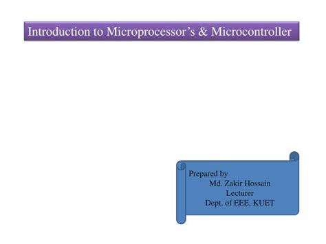 Difference Between Microprocessor And Microcontroller Ppt Getmyopec