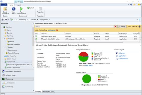 monitorar aplicativos do console configuration manager microsoft learn